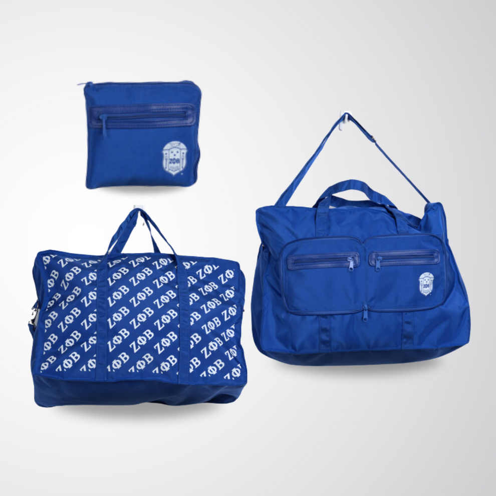 Zeta Phi Beta ZPHIB Greek Letter Foldable Bag – LNO Greek